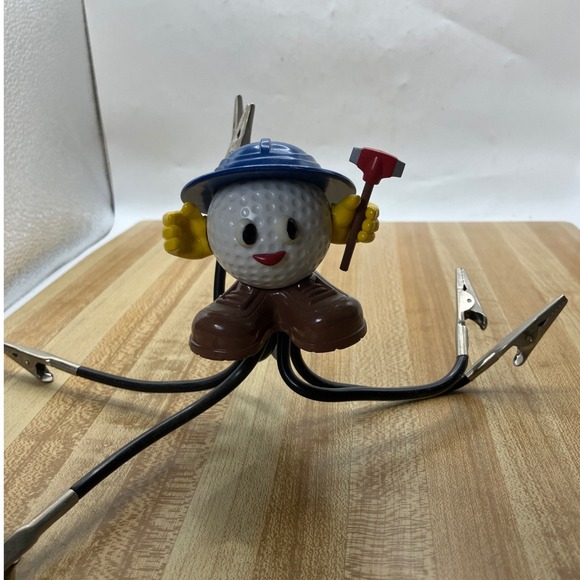 Accents | Vintage Golf Ball Character Holder Figure With Flexible Arms ...